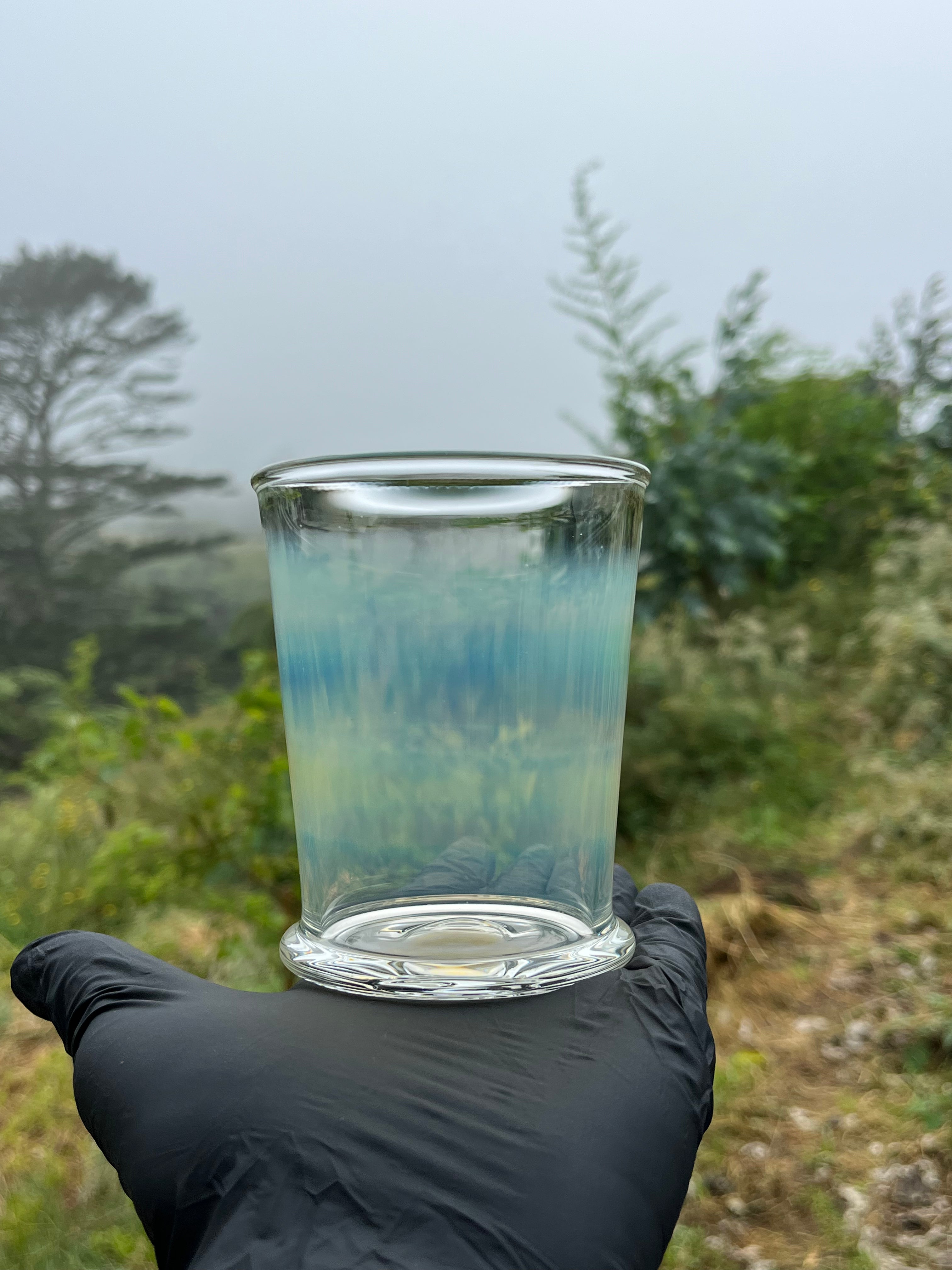 Empirical Glass Cup #1 - Silver Fumed – Off Grid Society Aotearoa