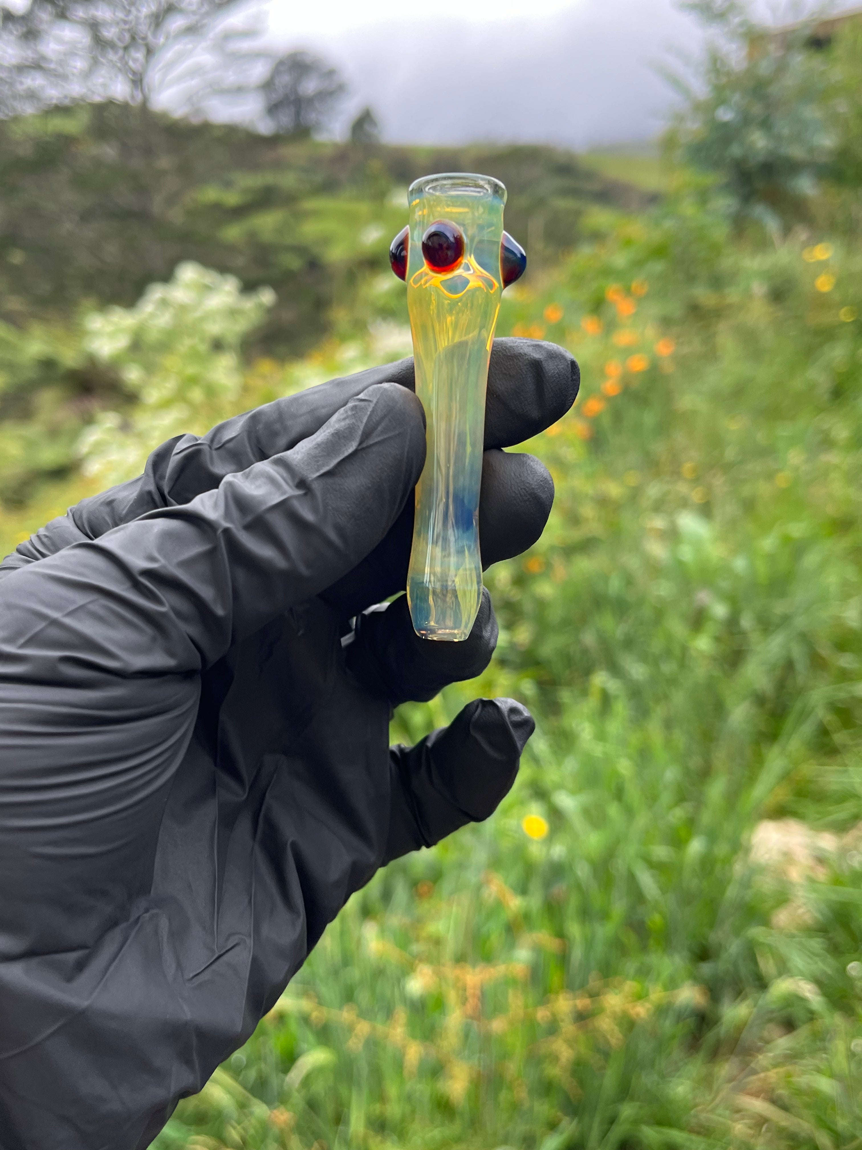 Corey Green Glass One Hitter - Fumed #3 – Off Grid Society Aotearoa