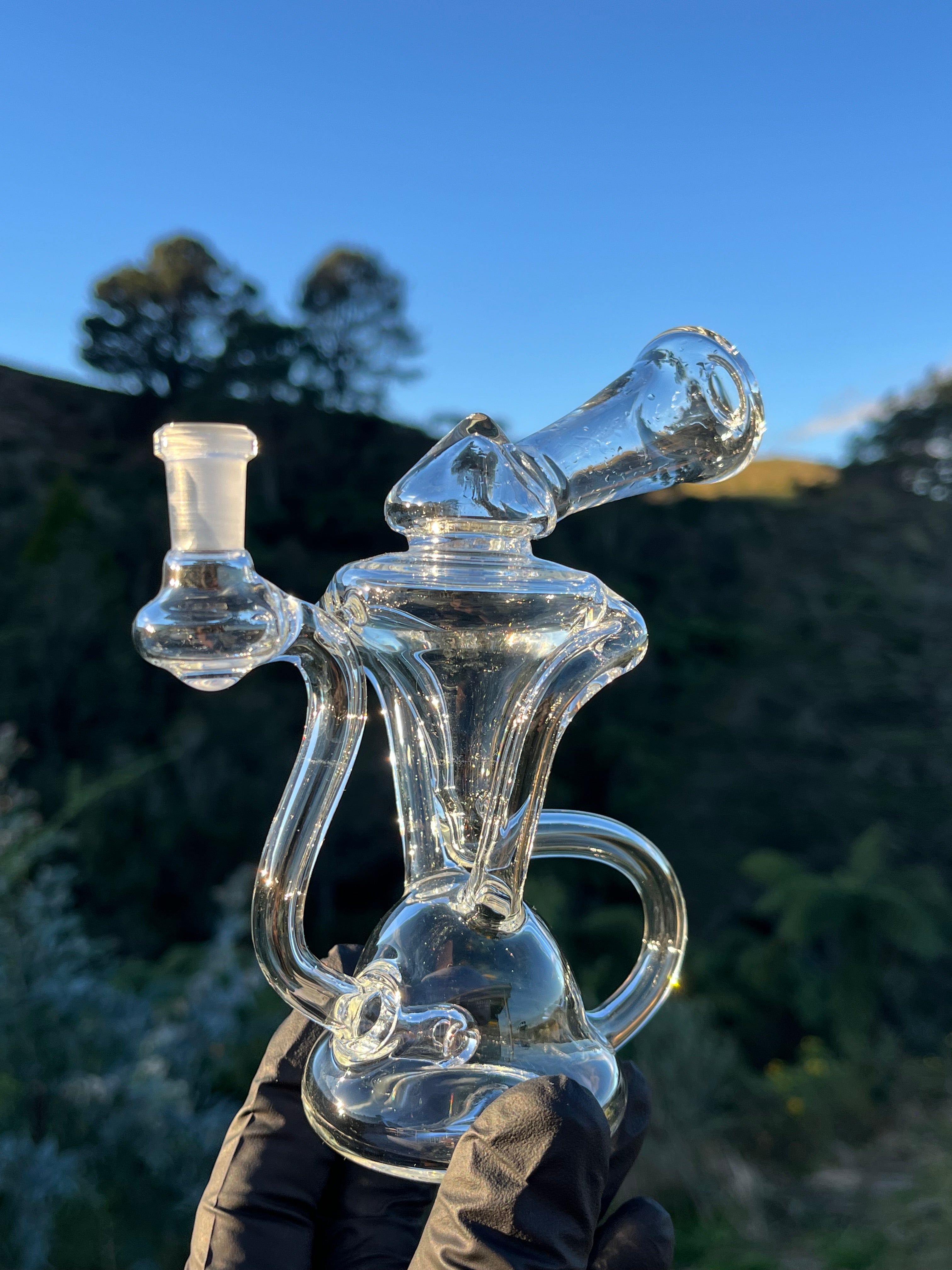 Jargo Glass Double Uptake Klein - Clear – Off Grid Society Aotearoa