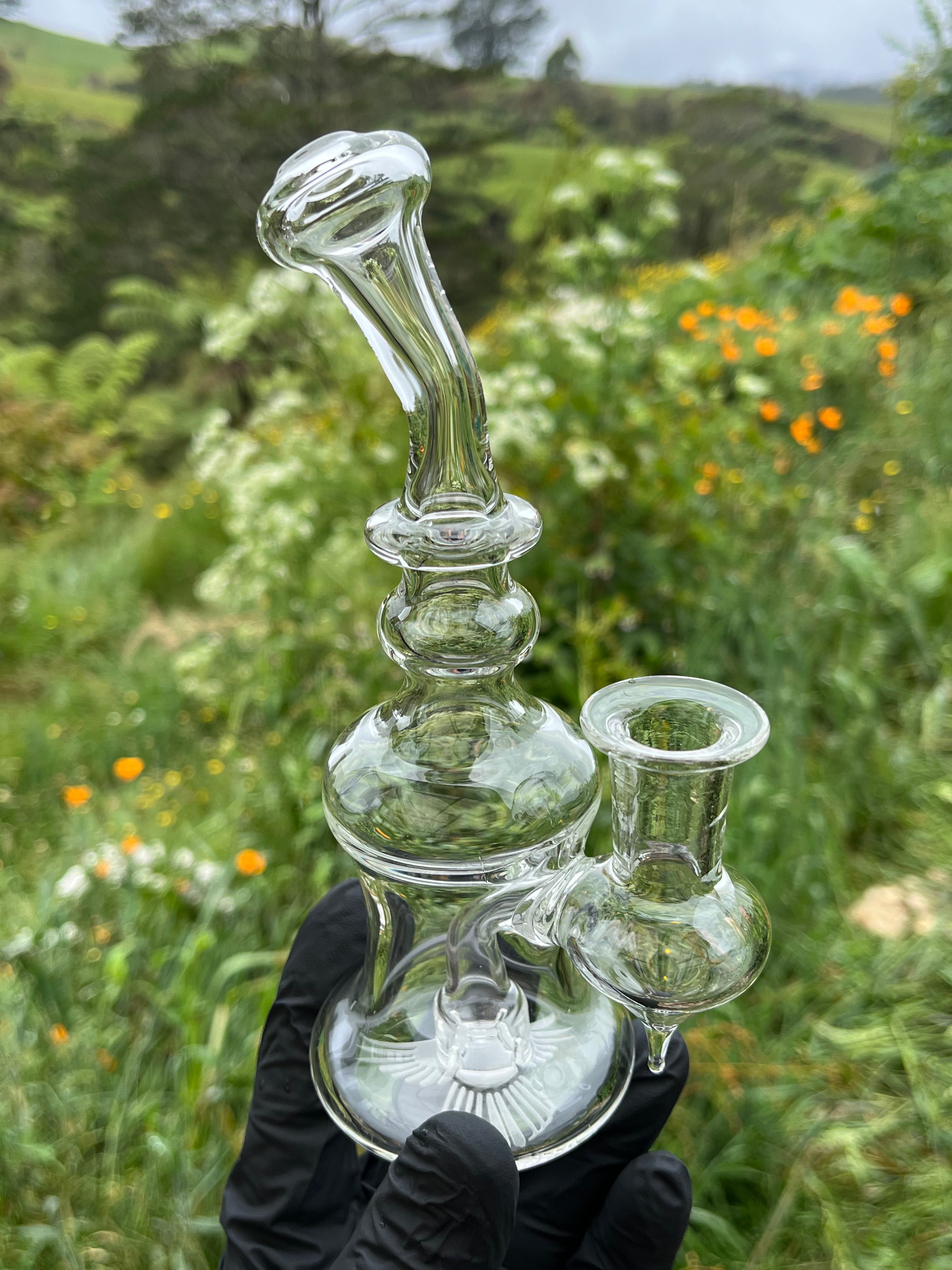 The Glass Bandit Banger Hanger #4 - Clear – Off Grid Society Aotearoa