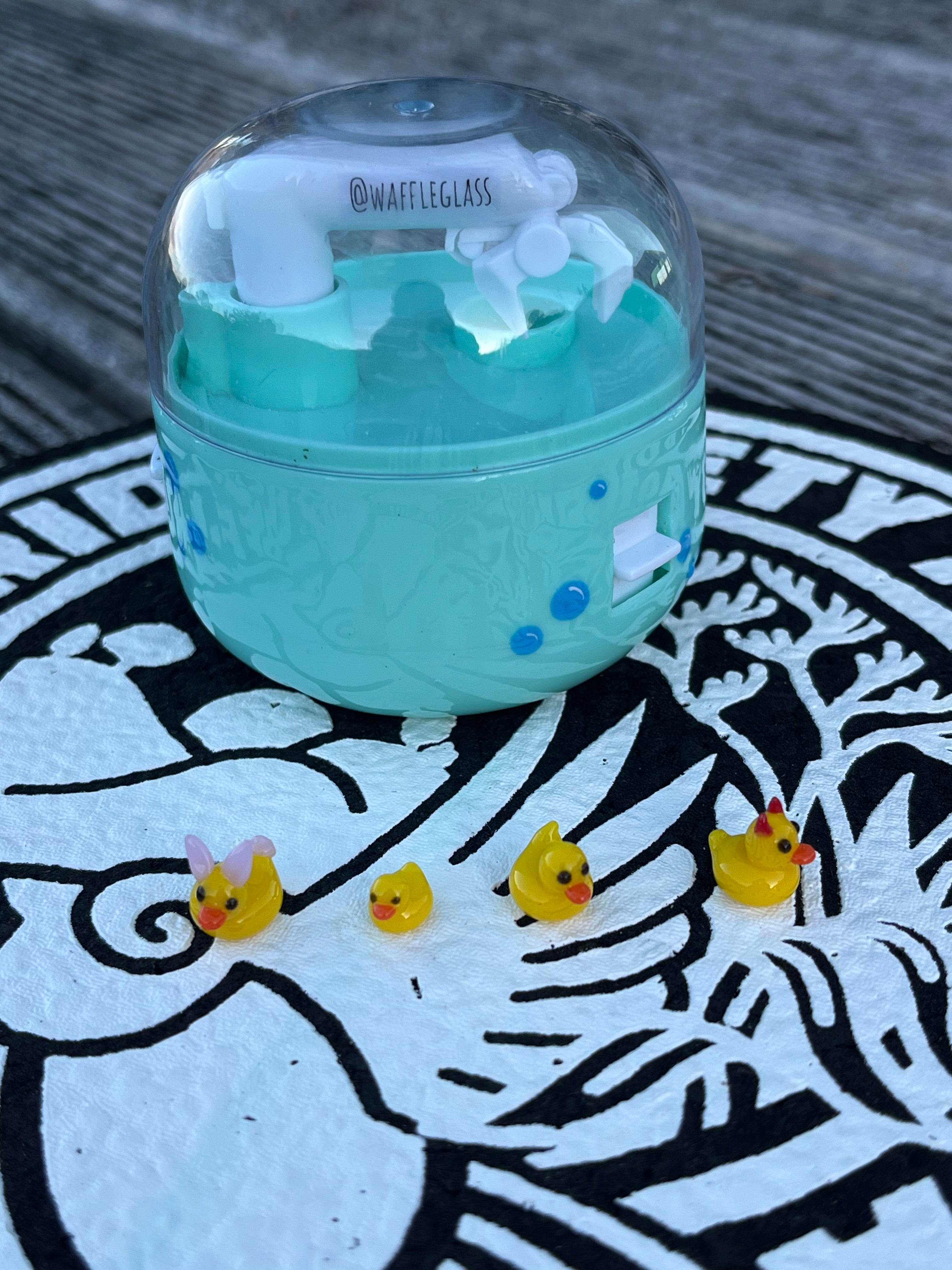 Waffle Glass Terp Pearl Claw Machine - Duck Themed – Off Grid Society ...