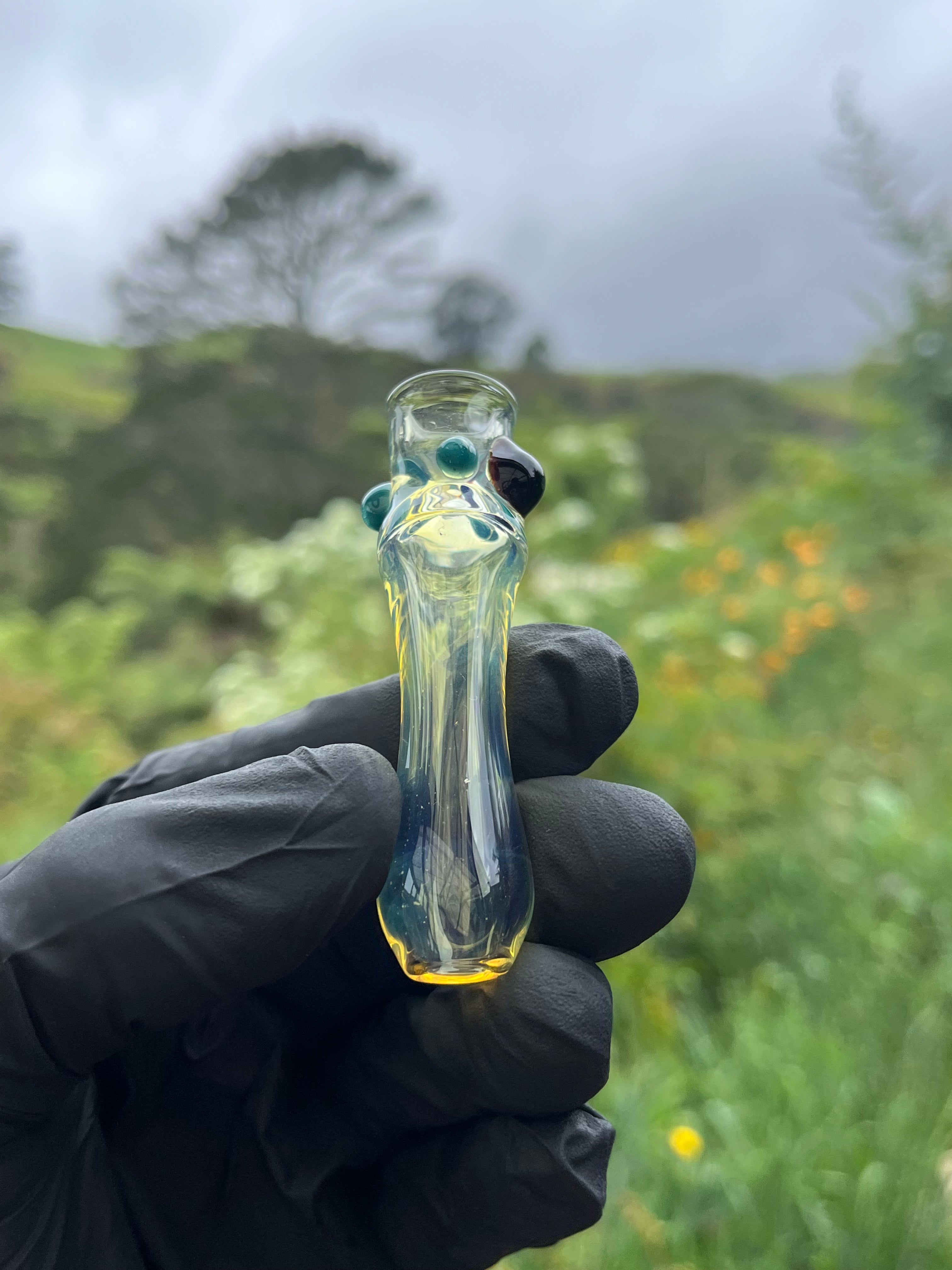 Corey Green Glass One Hitter - Fumed #5 – Off Grid Society Aotearoa