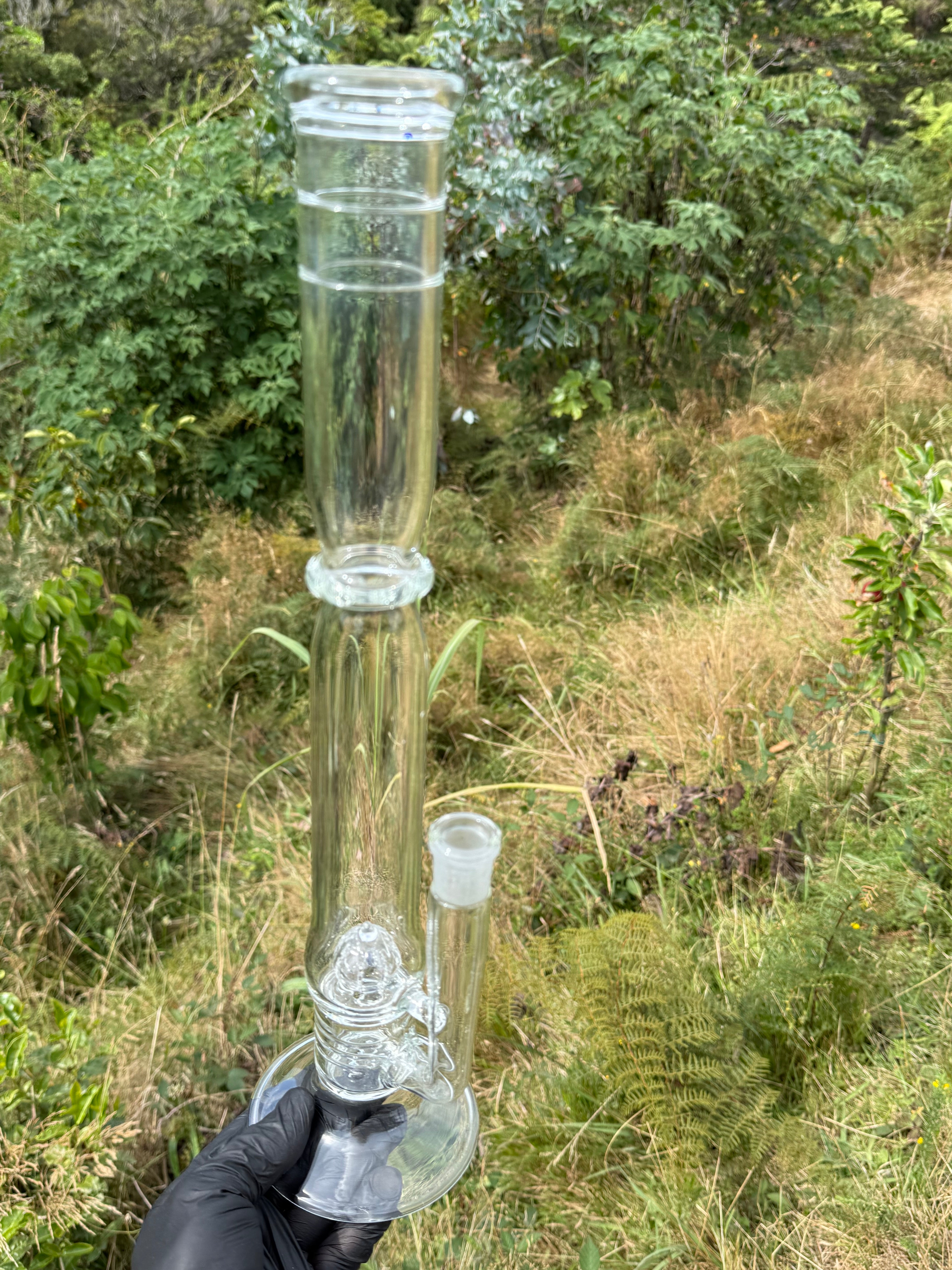 Titz Glass Ball Perc - Clear – Off Grid Society Aotearoa